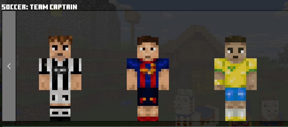 Minecraft SOCCER MAP - Play football as Ronaldo or Messi