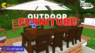 Outdoor Minecraft Furniture - Minecraft Bedrock Map